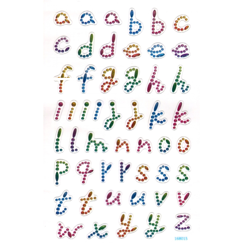 Habico Signature Crystal Stickers Alphabet Lower Case - New Forest ...
